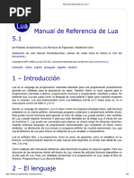 Lenguaje Lua | PDF | Paradigmas de programación | Programación de computadoras