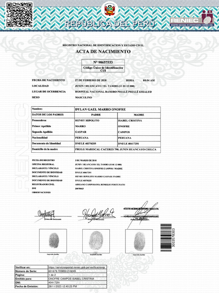 Verificar Acta De Nacimiento Reniec Image To Uacta De Nacimiento Veracruz Logos