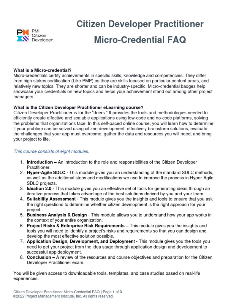 CDP Micro-Credential - FAQ | PDF | Educational Technology | Software Development Process