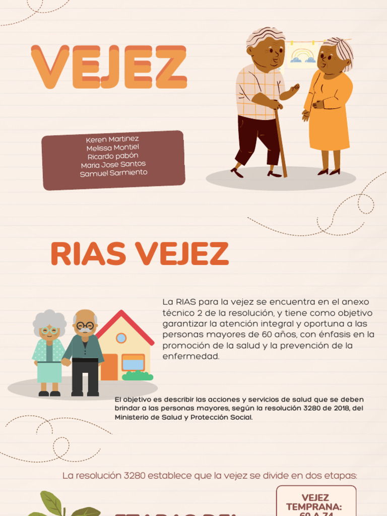 La RIAS para La Vejez | PDF | Asistencia sanitaria preventiva | Vejez