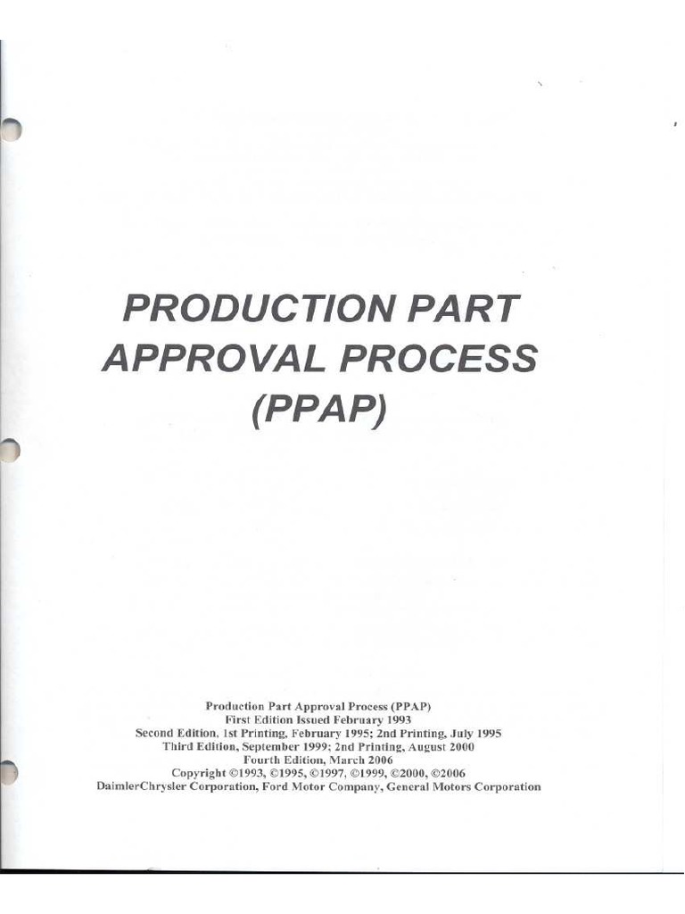 PPAP 4th Edition | PDF