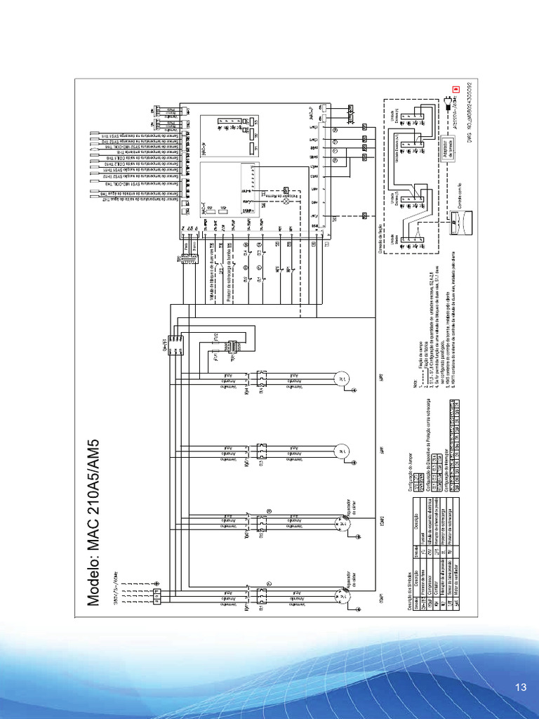 MAC210A5 - Esquema Elétrico at 380V | PDF