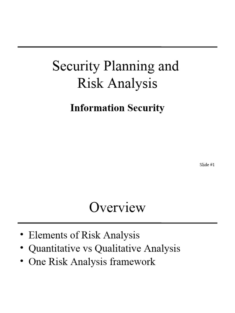 Lect 2 and 3 Support Risk Analysis | PDF | Risk | Risk Management