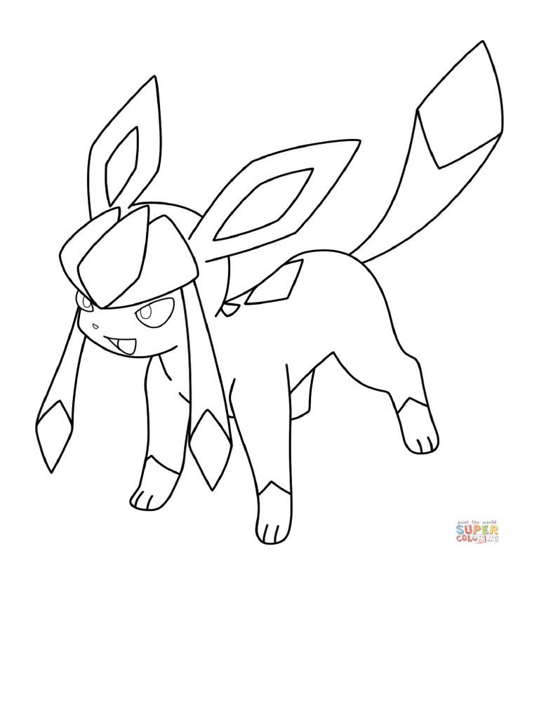 Glaceon Pokemon - Super Coloring | PDF