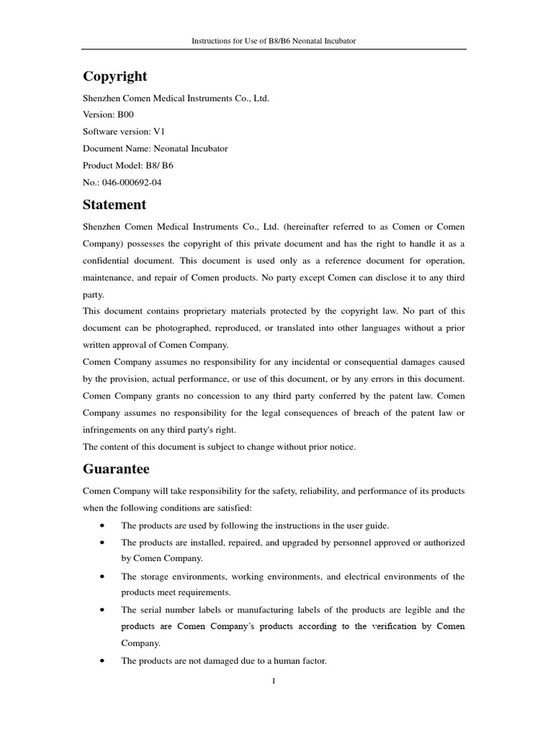 B6 B8 User Manual Incubadora Comen | Download Free PDF | Ac Power Plugs And Sockets | Electrical ...
