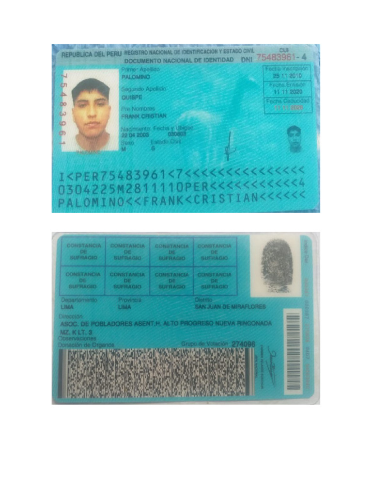 Copia de Dni | PDF