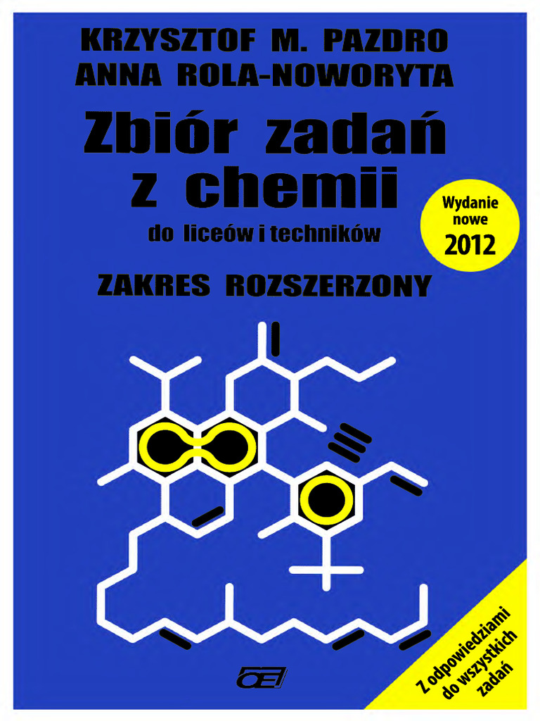Zbiór Zadań Z Chemii Do Liceów I Techników. Zakres Rozszerzony (PDFDrive) | PDF