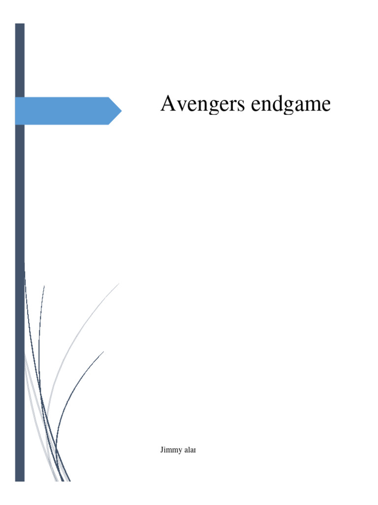 Avengers Endgame | PDF