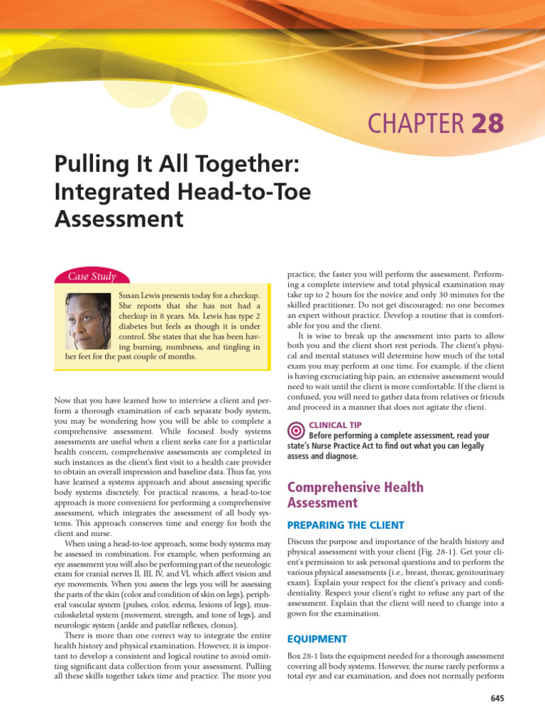 HEAD TO TOE - Health Assessment in Nursing 5th Edition (Weber & Kelley ...