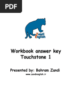 Touchstone 1 (2nd Edition) - Workbook Answer Key | PDF | Books