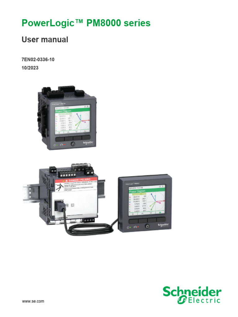 PowerLogic PM8000 Series User Guide 7EN02 0336 10 | PDF | Computer Security | Security