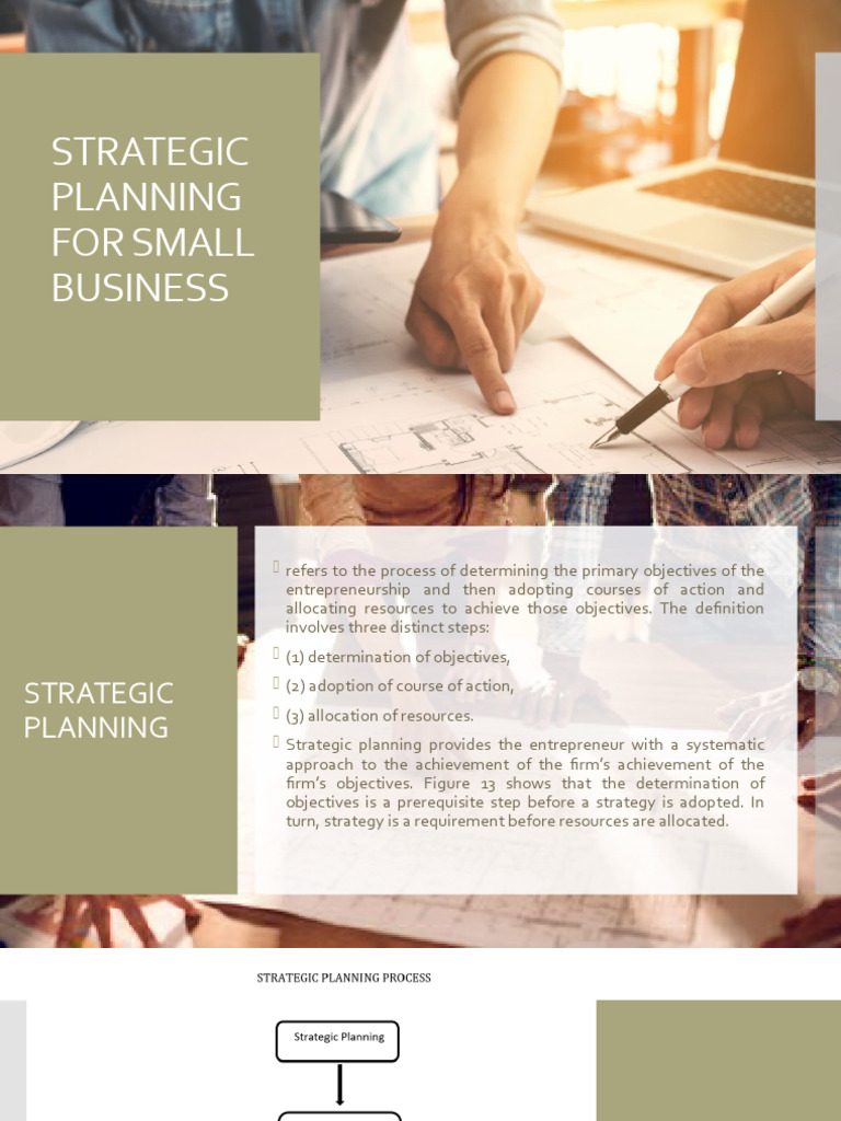 Chapter 6 Strategic Planning For Small Business | PDF | Sole ...