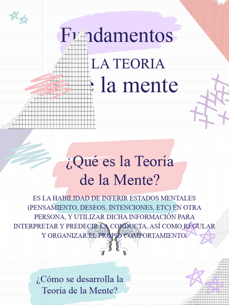 Teoría de la Mente: Fundamentos y Trastornos | PDF | Teoria de la mente | Mente