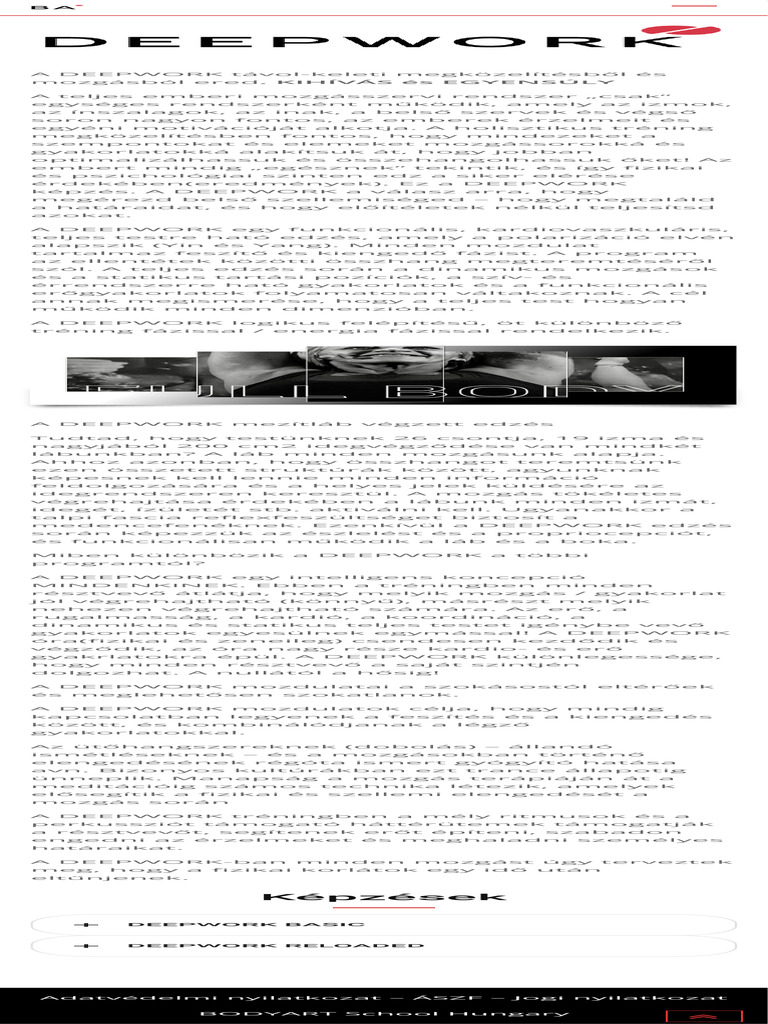 DEEPWORK - bodyART | PDF