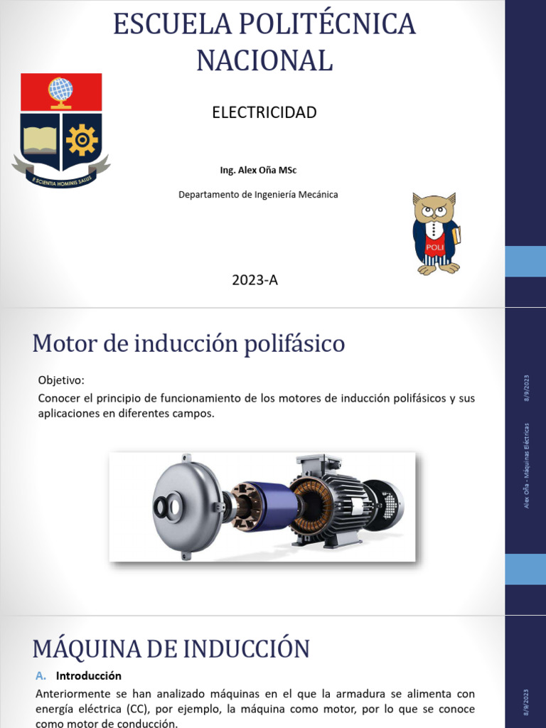 Máquina de CA | PDF | Motor eléctrico | Inductor
