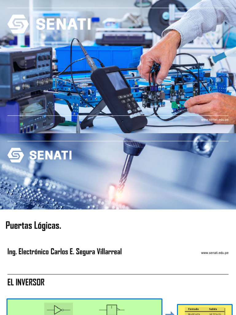 03 Compuertas Lógicas | PDF | Puerta lógica | Ingenieria Eléctrica