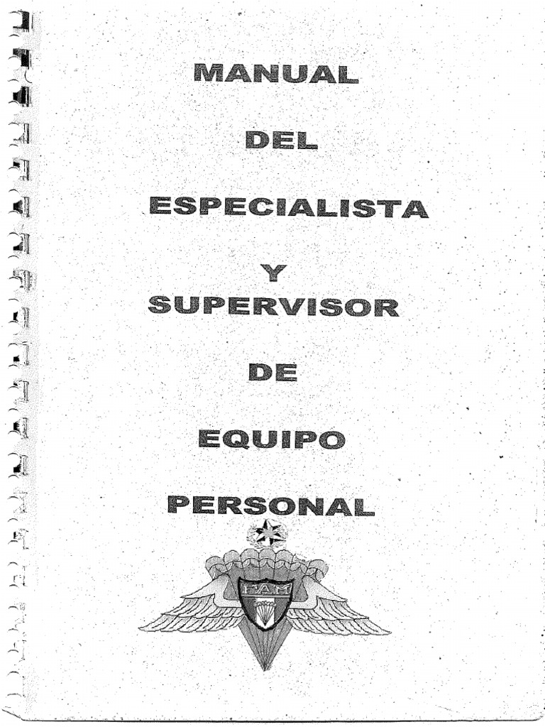 Manual Del Especialista y Supervisor de Equipo Personal | PDF