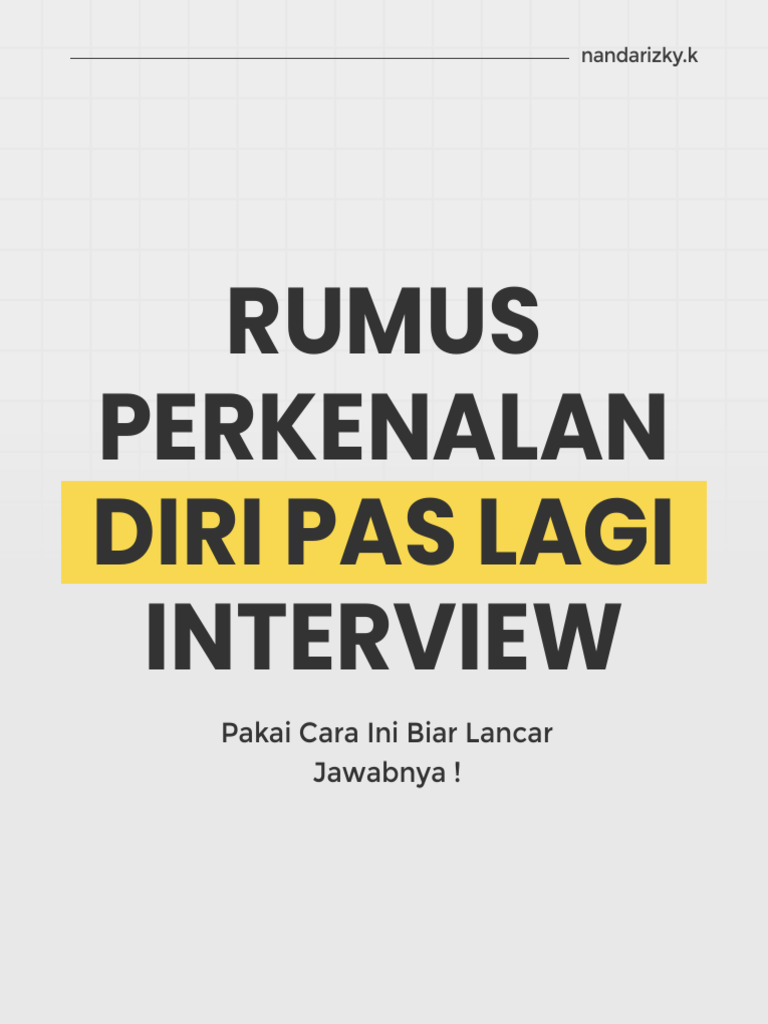 Interview HRD | PDF