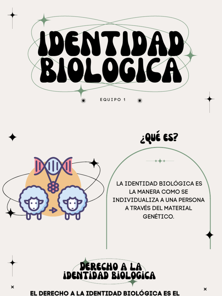 Importancia de la Identidad Biológica | PDF