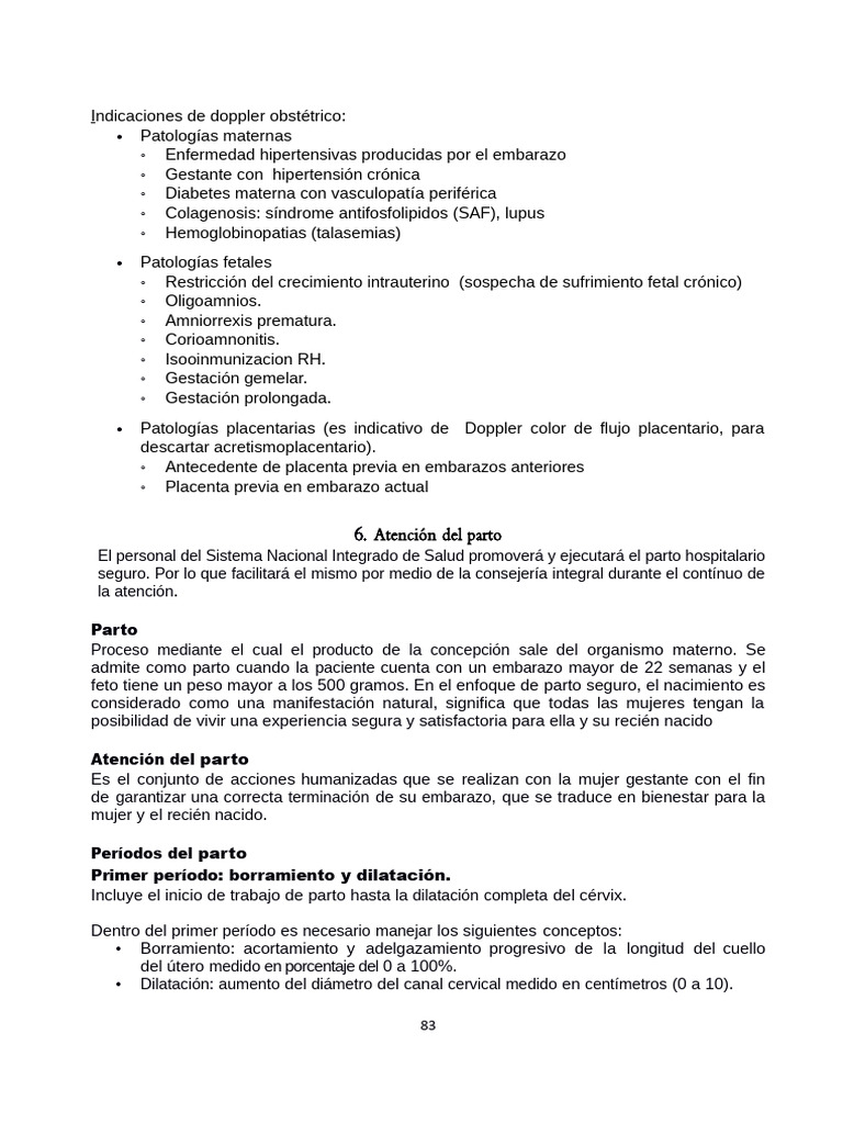 Atención de Parto | Descargar gratis PDF | Parto | Especialidades Medicas