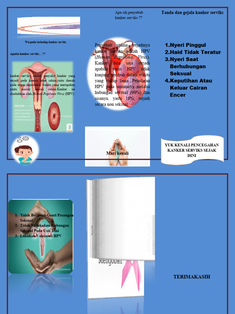 Leaflet Kanker Serviks | PDF