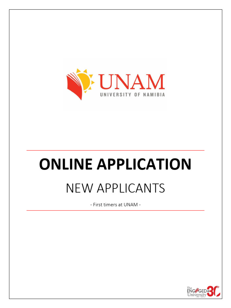 UNAM Online Application Guide | PDF