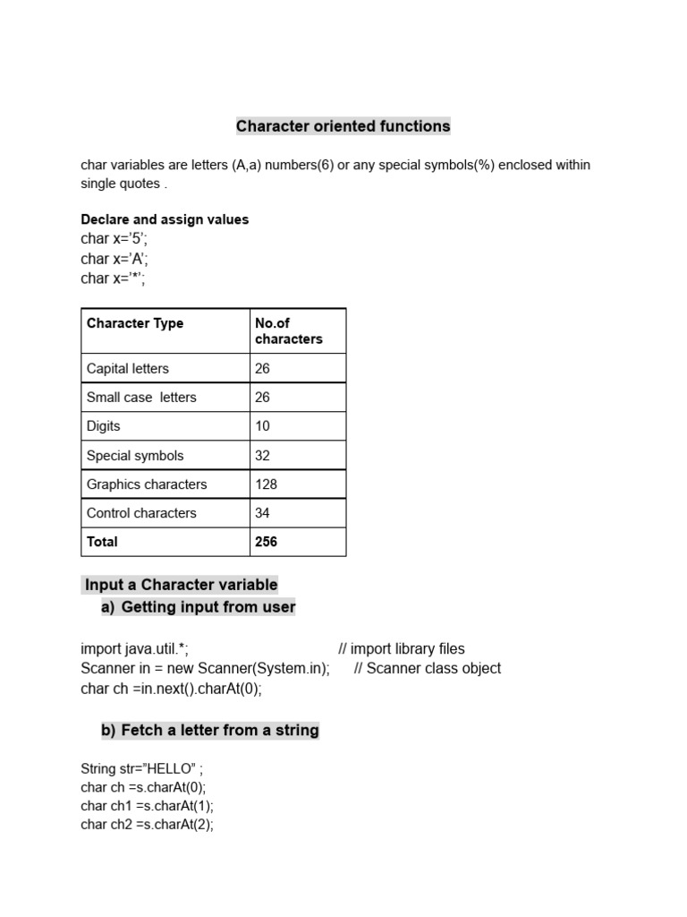 Character Functions Pdf Boolean Data Type Letter Case