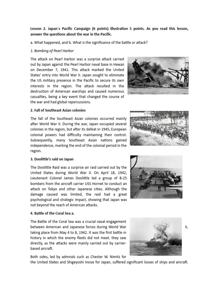 History Activities | PDF | Atomic Bombings Of Hiroshima And Nagasaki ...