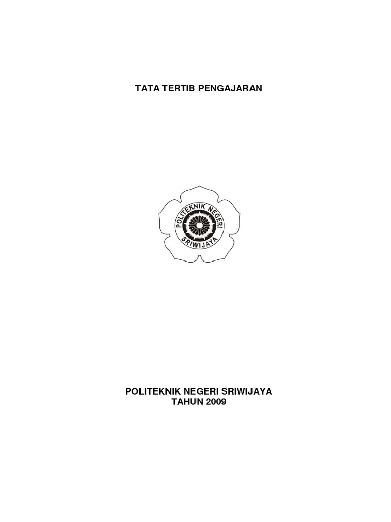 TATA TERTIB PENGAJARAN A4 Final | PDF