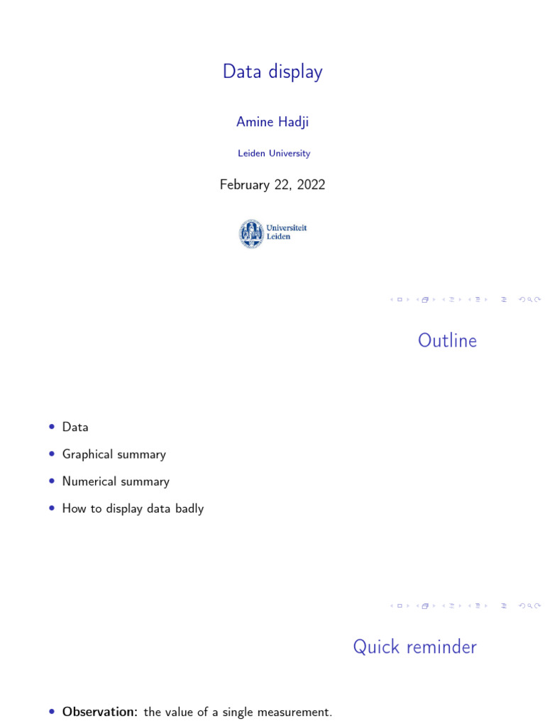 Lecture 3 | PDF | Statistics | Quartile