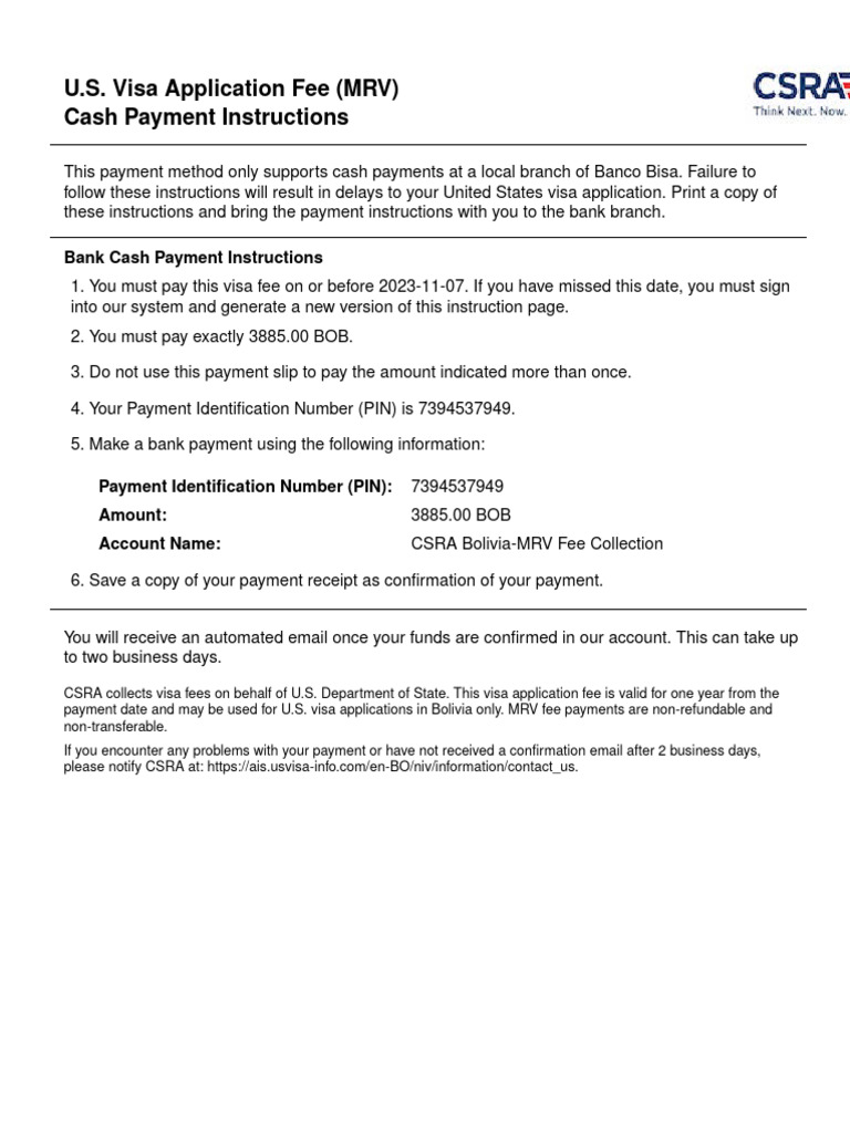 Payment Instructions | PDF