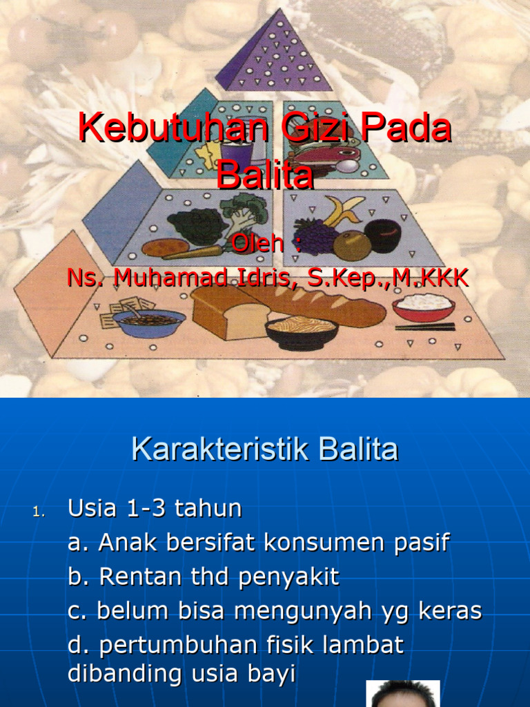 Kebutuhan Gizi Optimal untuk Balita | PDF
