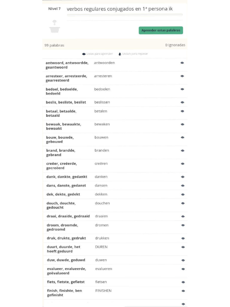 Verbos Conjugados Pdf