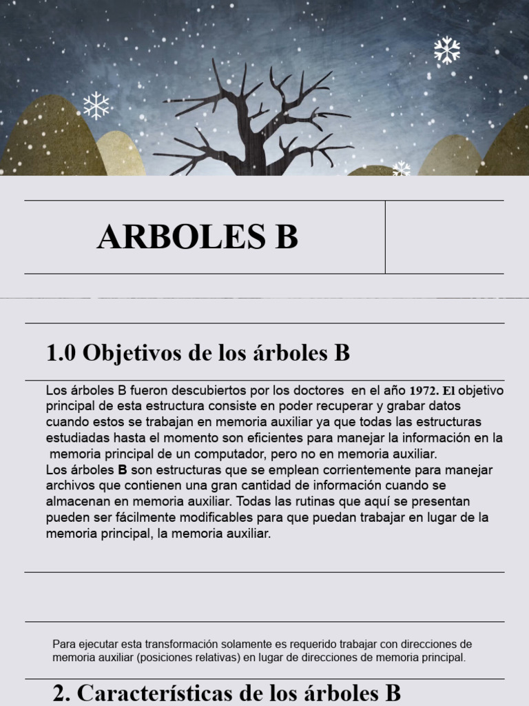 Documento Arboles B | PDF | Almacenamiento de datos de la computadora | Información