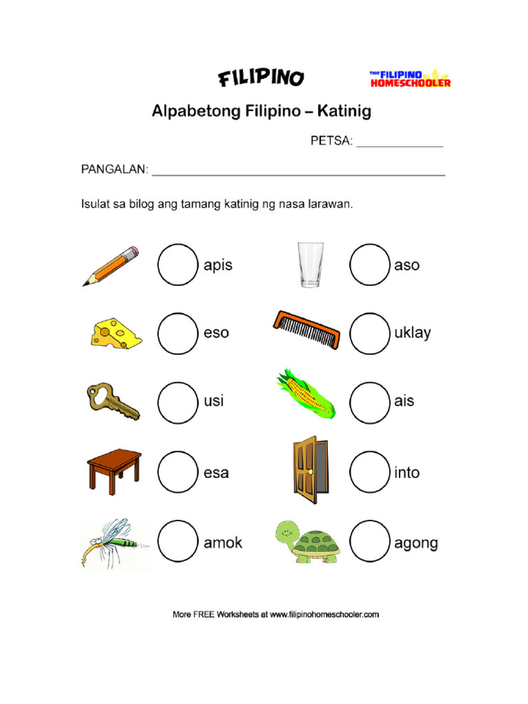 Filipino For Beginners | PDF