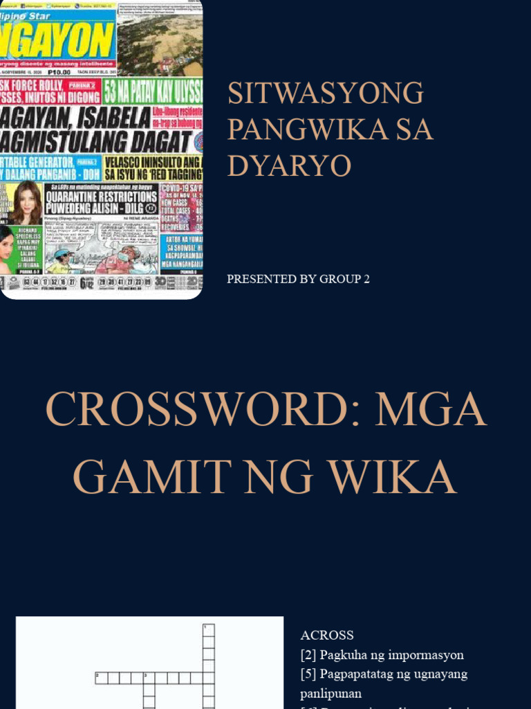 Sitwasyong Pangwika Sa Dyaryo | PDF
