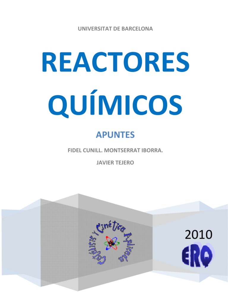 Apuntes De Reactores Pdf Reactor Quimico Catálisis