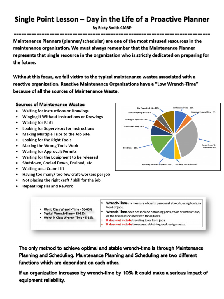 Single Point Lesson - Day in The Life of A Pro | PDF | Systems Science ...