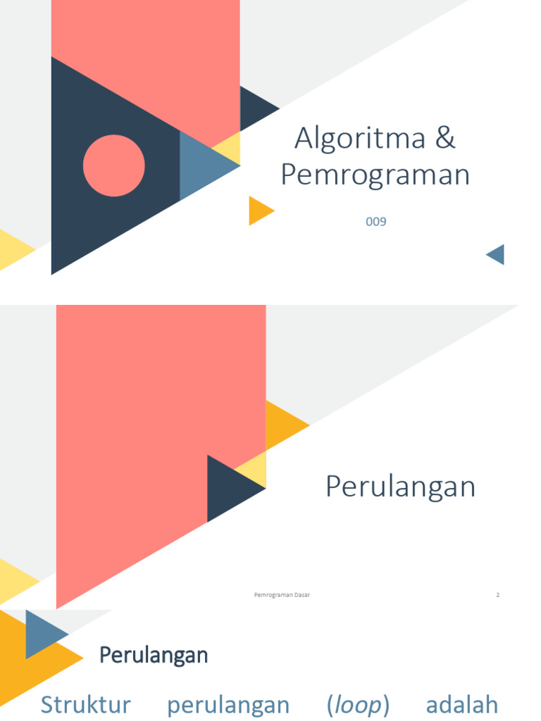 Panduan Perulangan Dasar Java | PDF