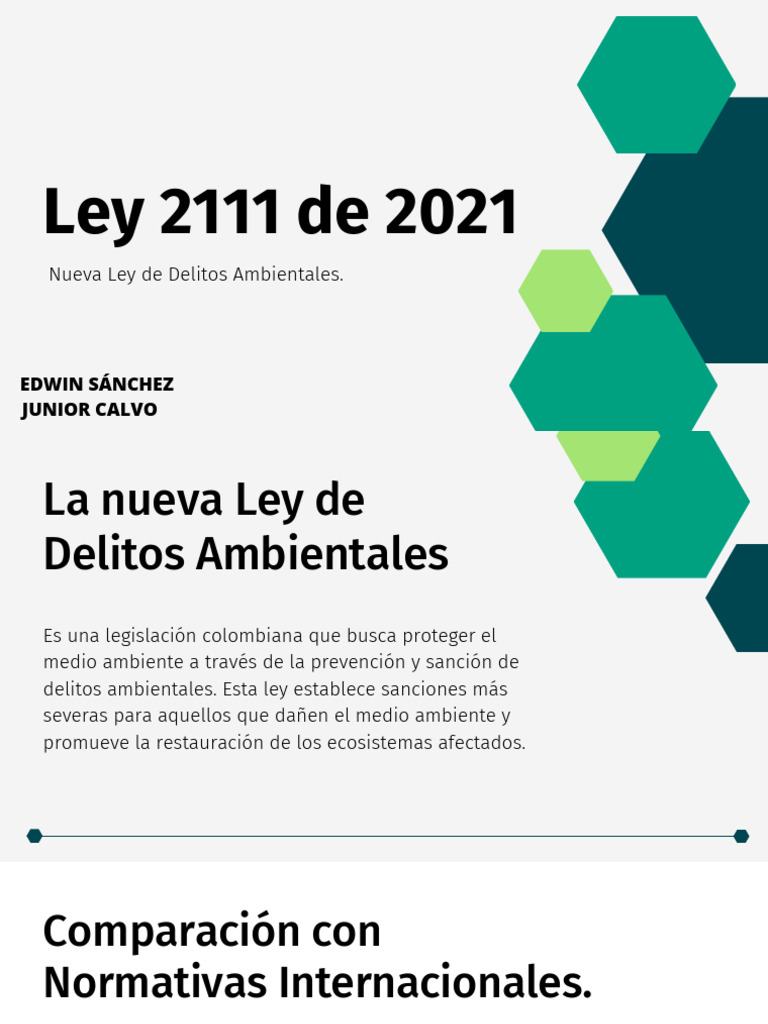 Ley 2111 de 2021 | PDF | Multa (pena) | Entorno natural