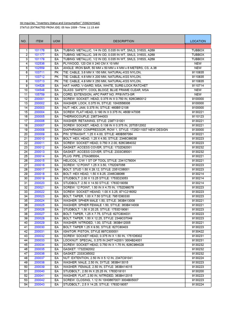 Log Book | PDF | Screw | Washer (Hardware)