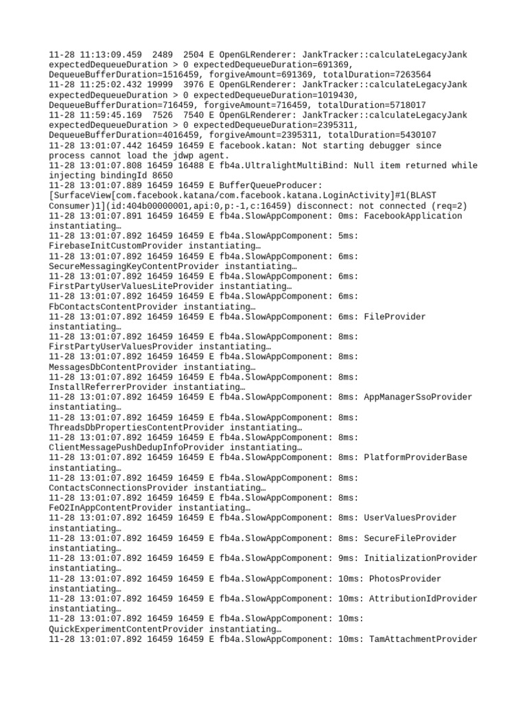 Log | PDF | System Software | Operating System Technology