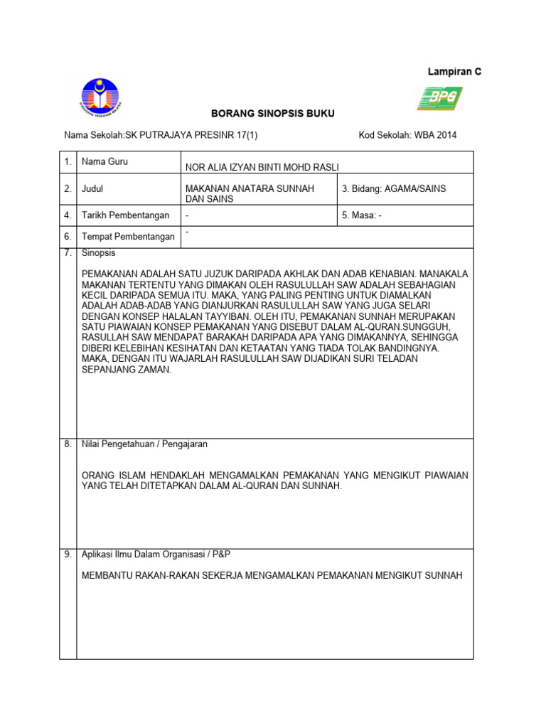 Sinopsis Sekolah | PDF