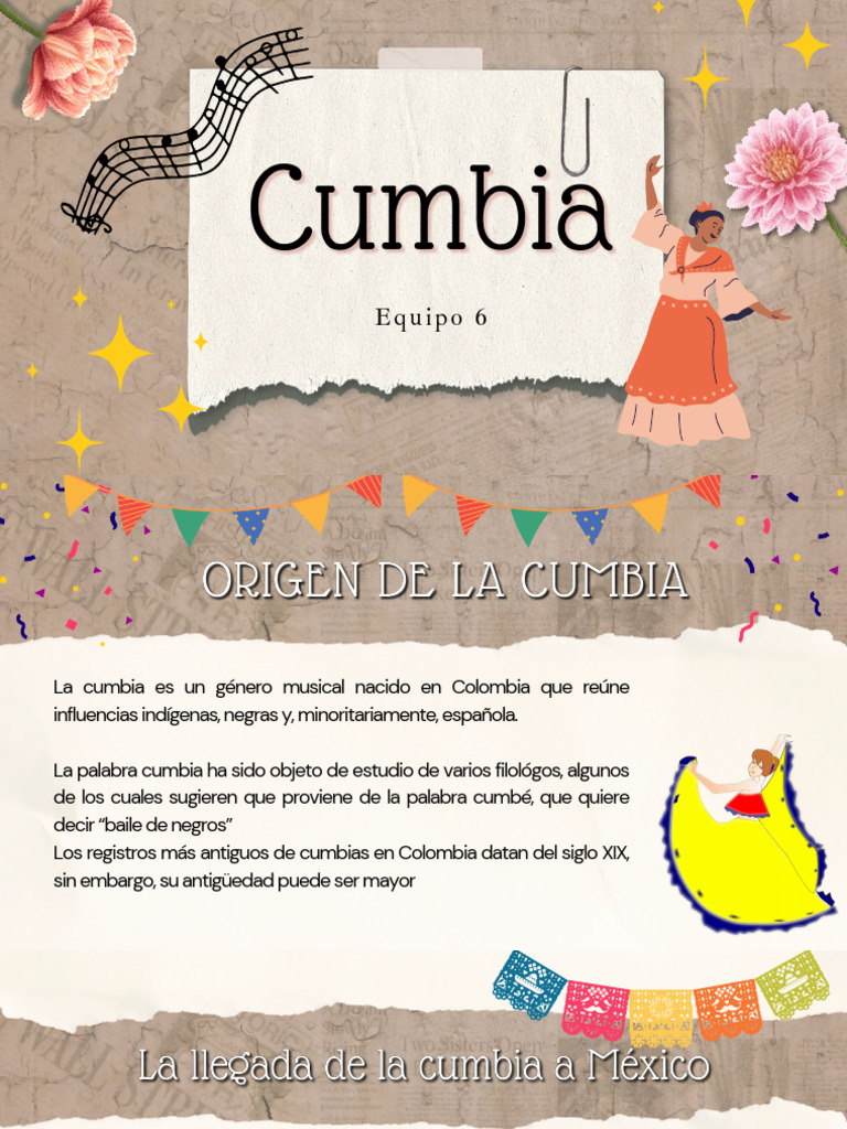 Origen y evolución de la cumbia | PDF
