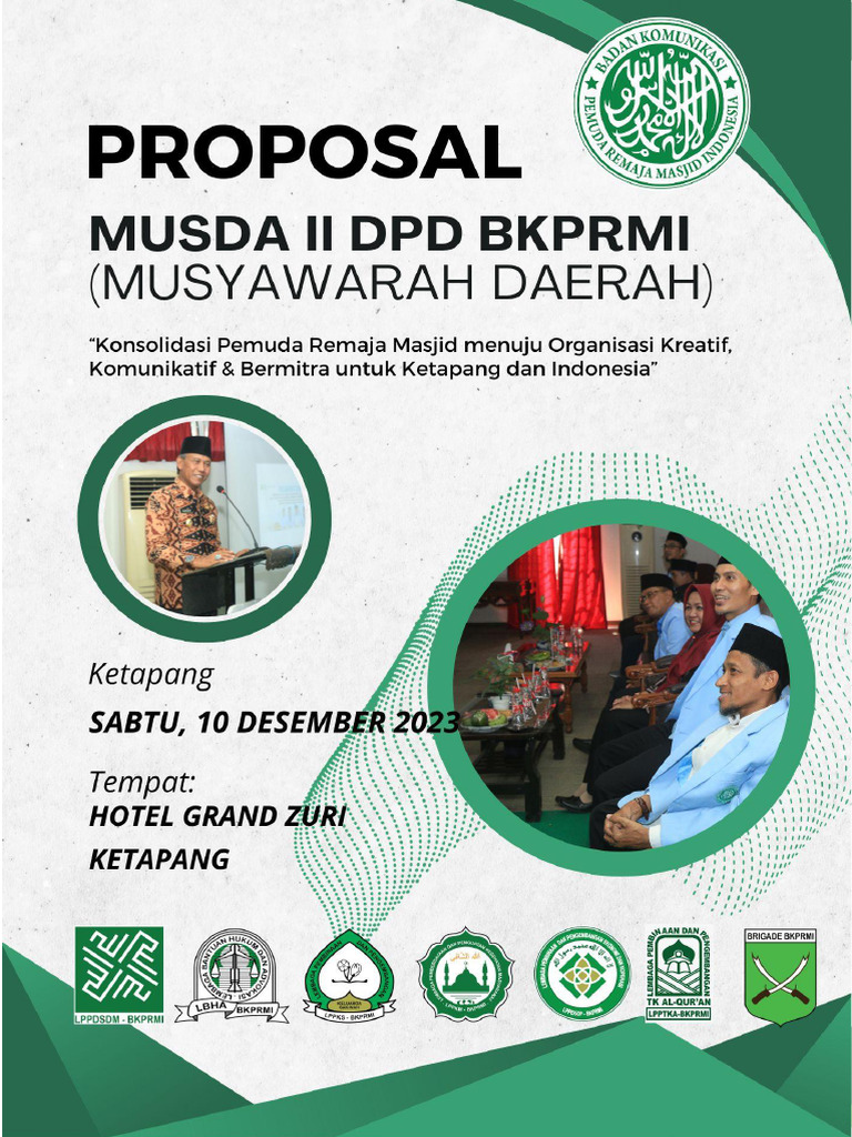 Proposal Musda II BKPRMI Ketapang 2023 | PDF