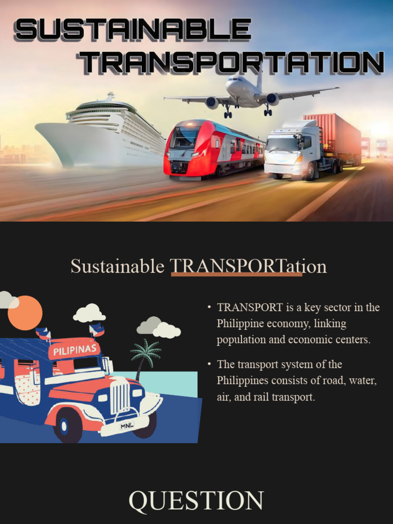 Sustainable Transportation | PDF | Transport | Public Transport