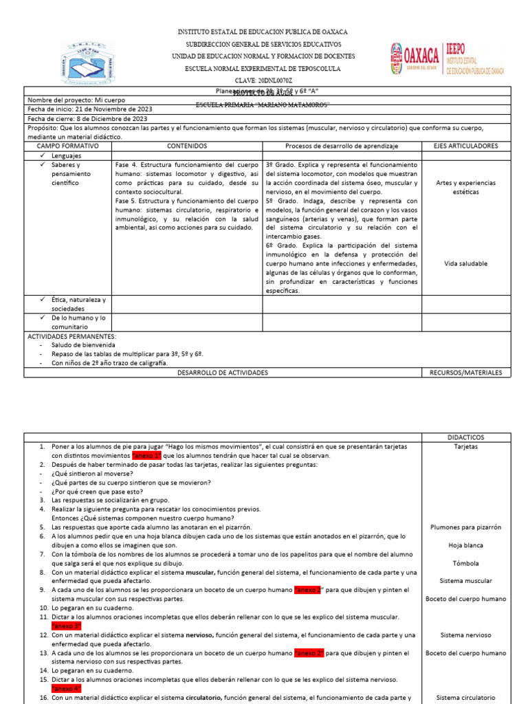 Proyecto - LOS - SISTEMAS - DEL - CUERPO HUMANO | PDF | Sistema inmune ...