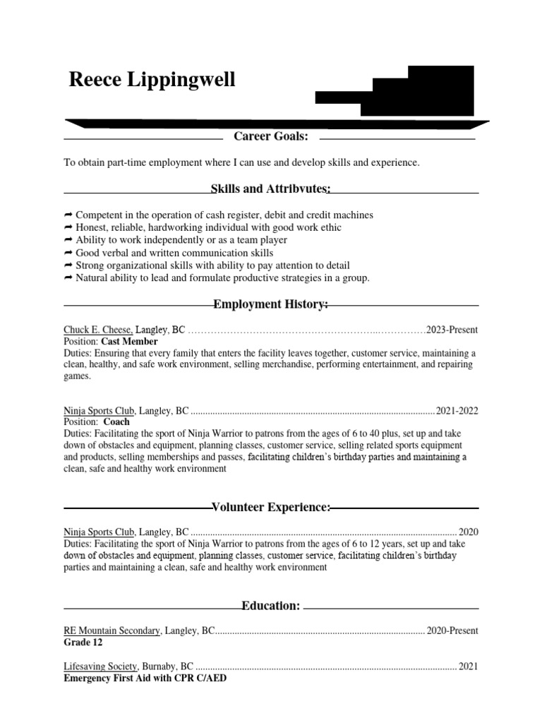 Reece Resume | PDF | Business