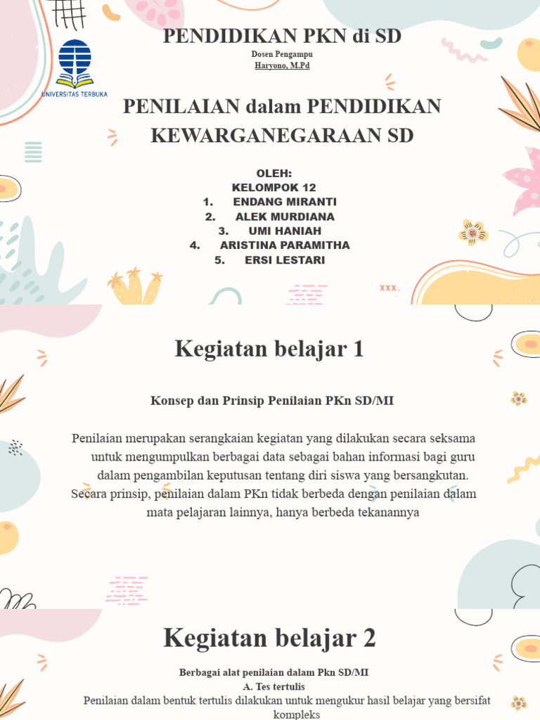 Presentasi Kelompok 12 PKN | PDF | Karier & Perkembangan