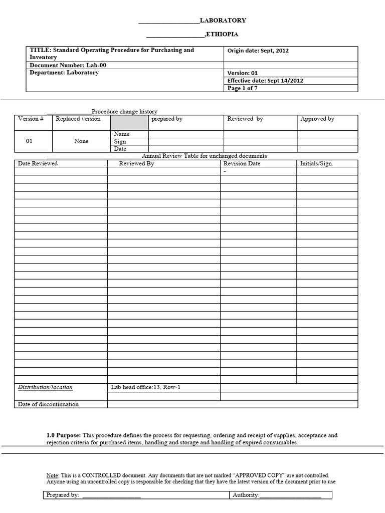 Purchasing and Inventory Control | PDF | Business | Business Process